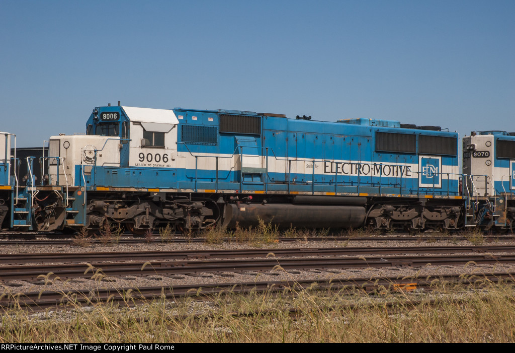 EMDX, OWY 9006, EMD SD60, lease return stored